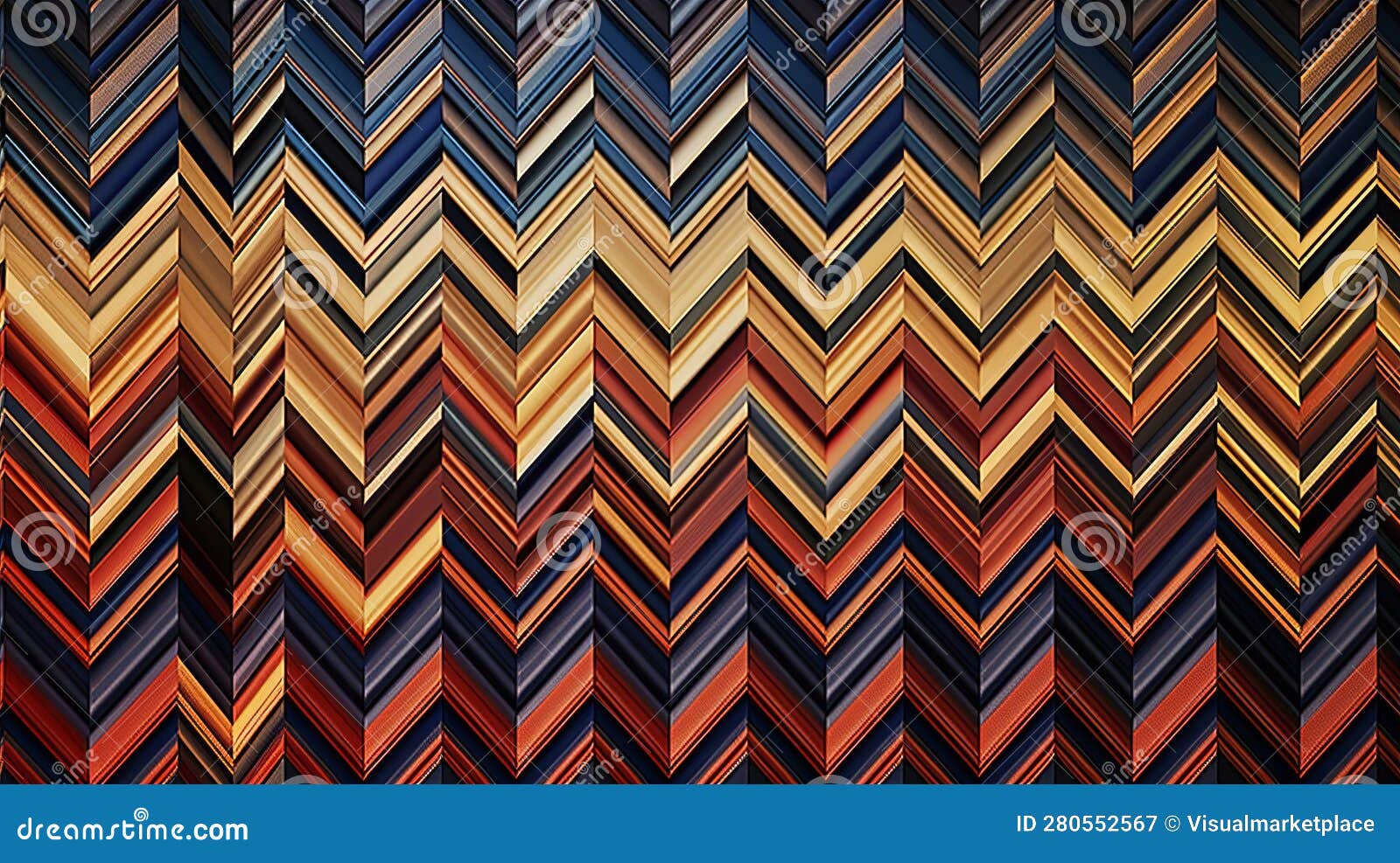 Classical Chevron Pattern Design Stock Illustration - Illustration of ...