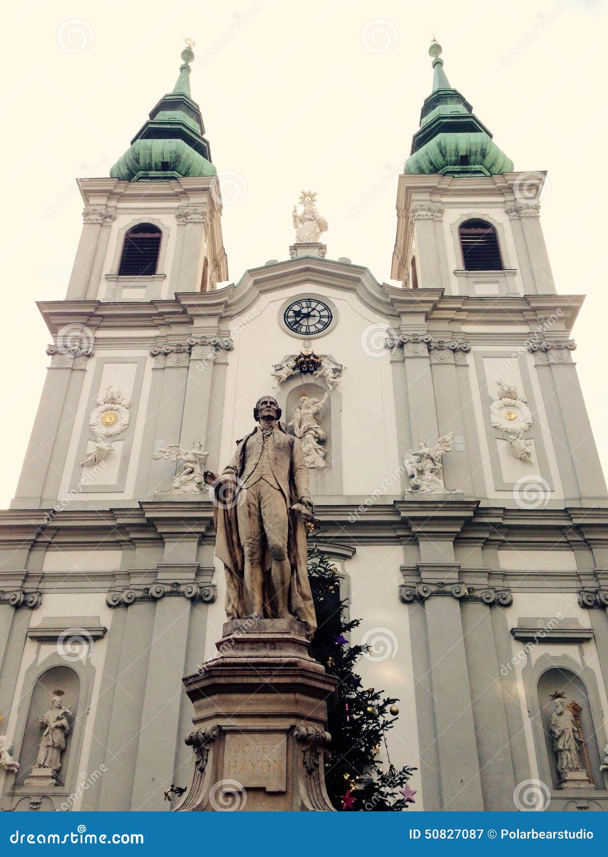 Classical church in vienna stock image. Image of history - 50827087