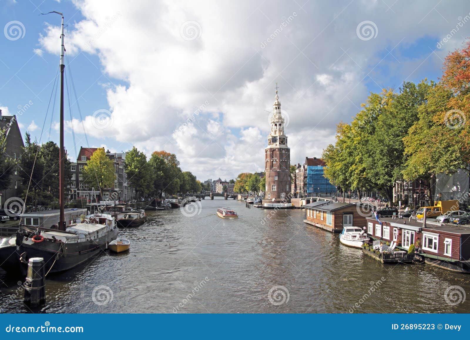 Classical City Scenic from Amsterdam Netherlands Stock Image - Image of ...