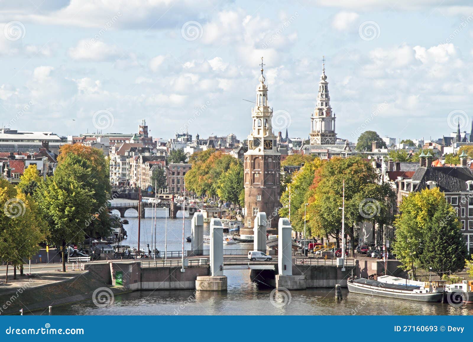 Classical City Scenic from Amsterdam Netherlands Stock Image - Image of ...