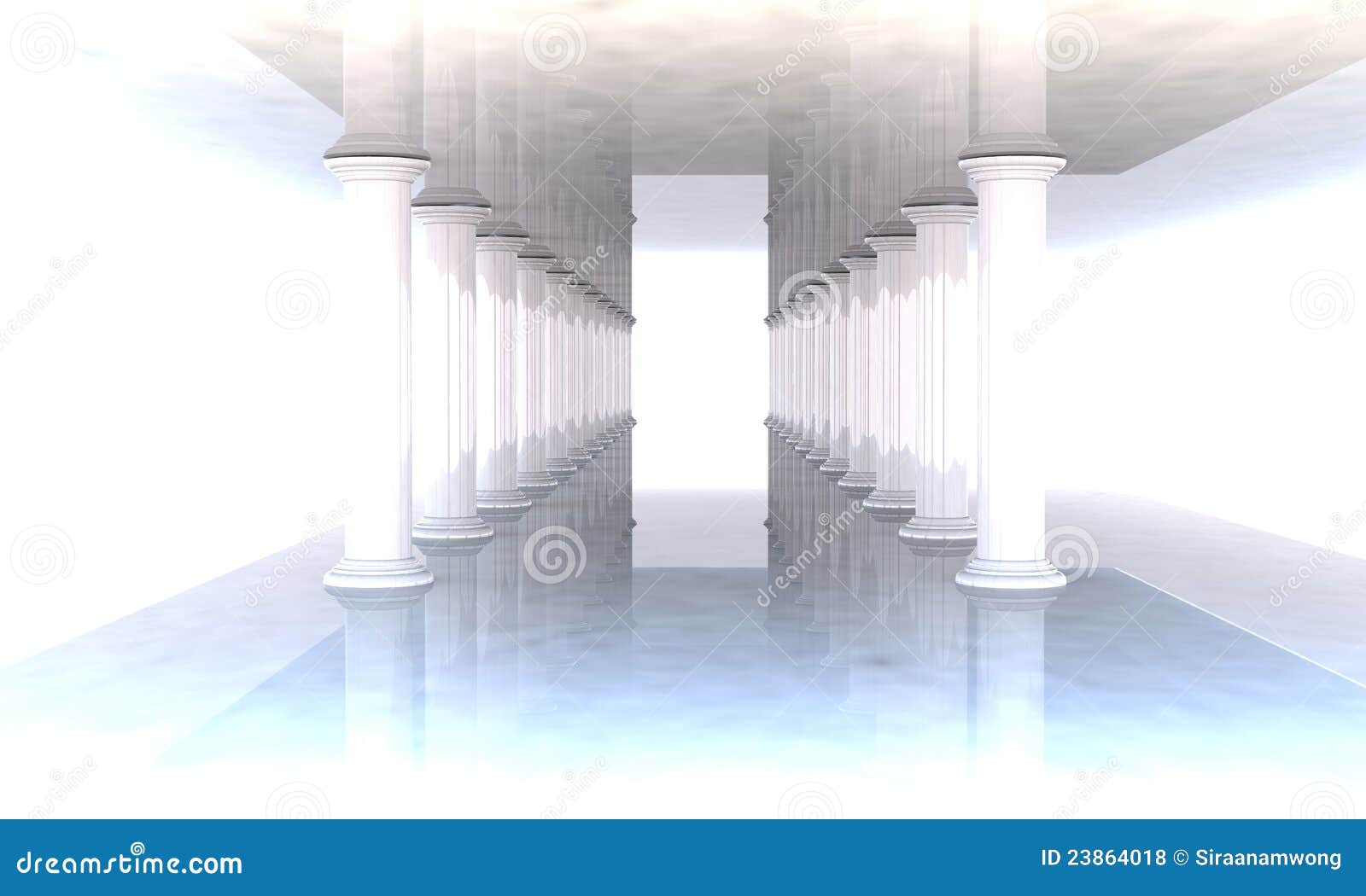 Classical Colonnade With Arcades And Columns Royalty-Free Stock Photo ...