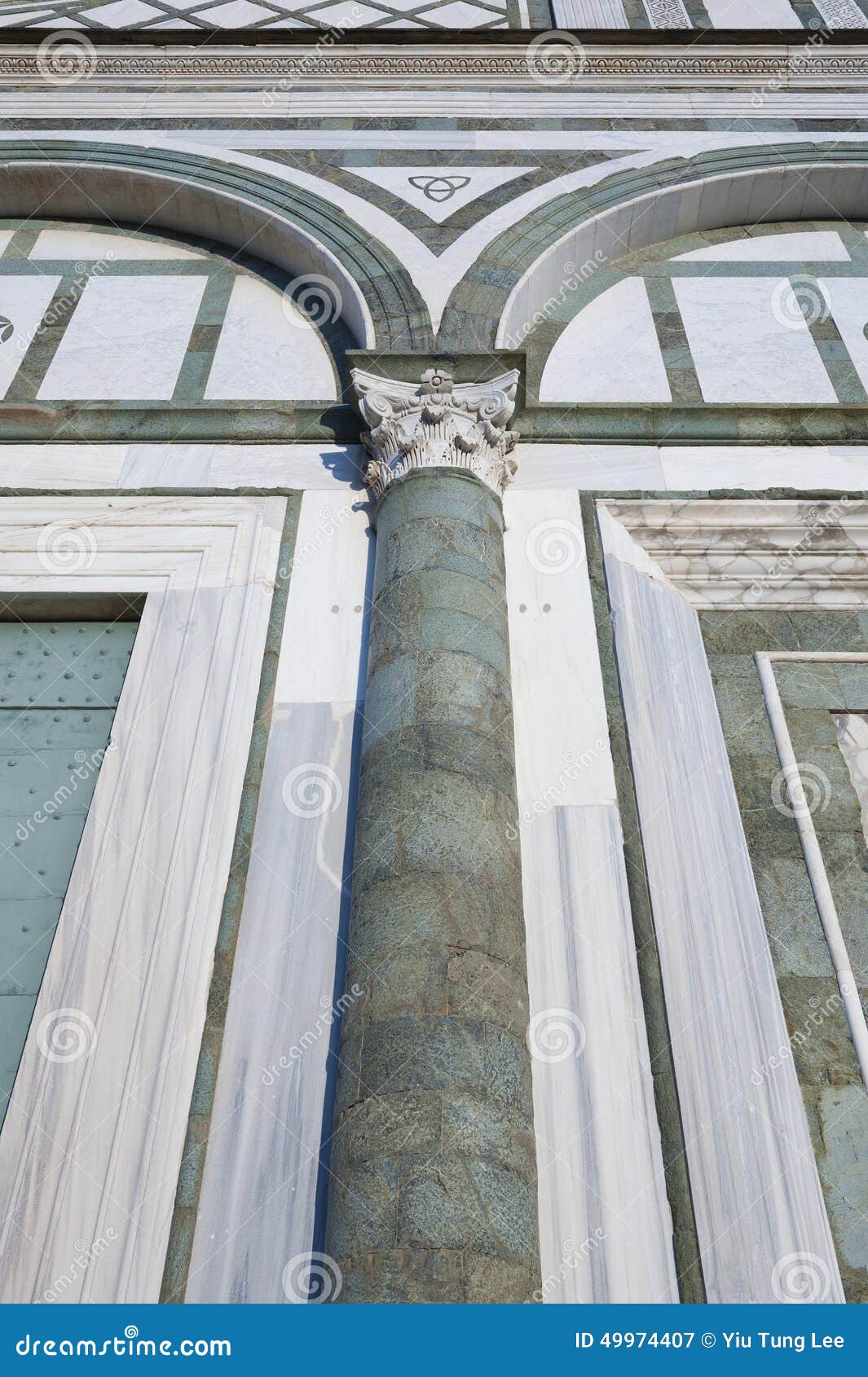 Classical column and arch stock image. Image of architecture - 49974407