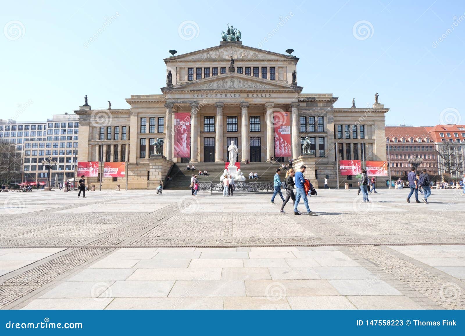 Classical Column Concert Hall Berlin Editorial Stock Photo - Image of ...
