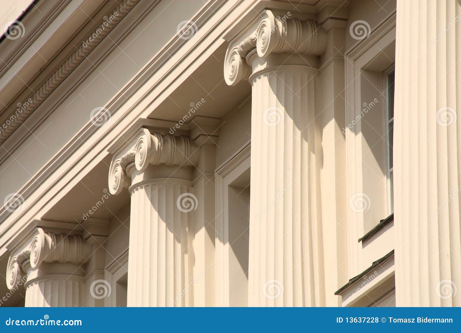 Classical columns stock photo. Image of outdoors, classical - 13637228