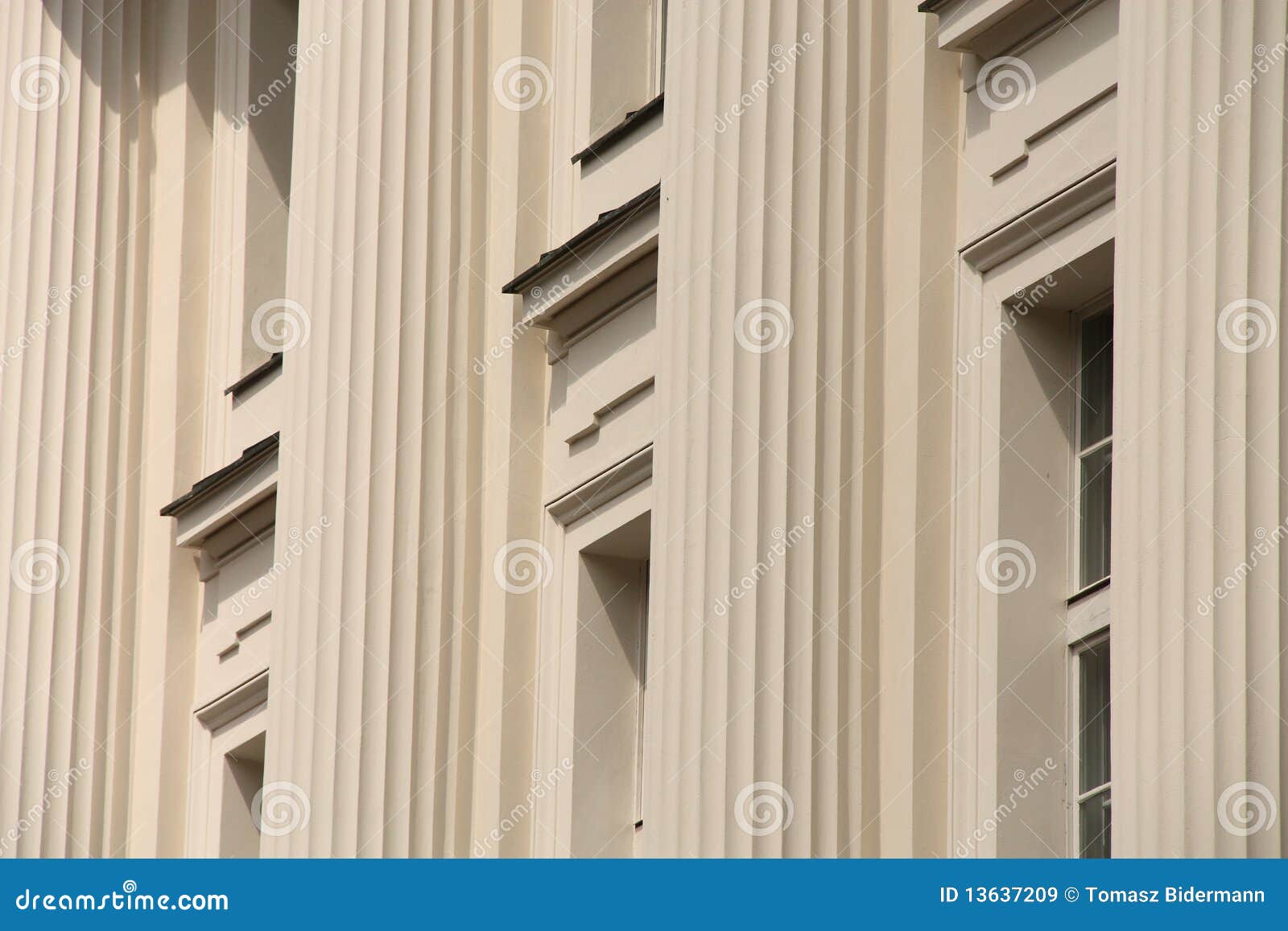 Classical Columns on Building Stock Image - Image of historic ...