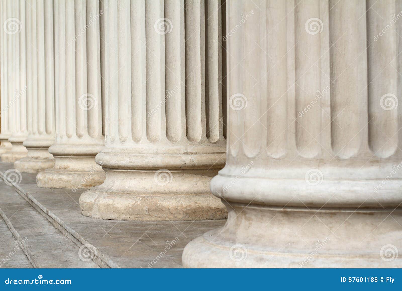 Classical Columns Close Up Architecture Stock Photo - Image of ...
