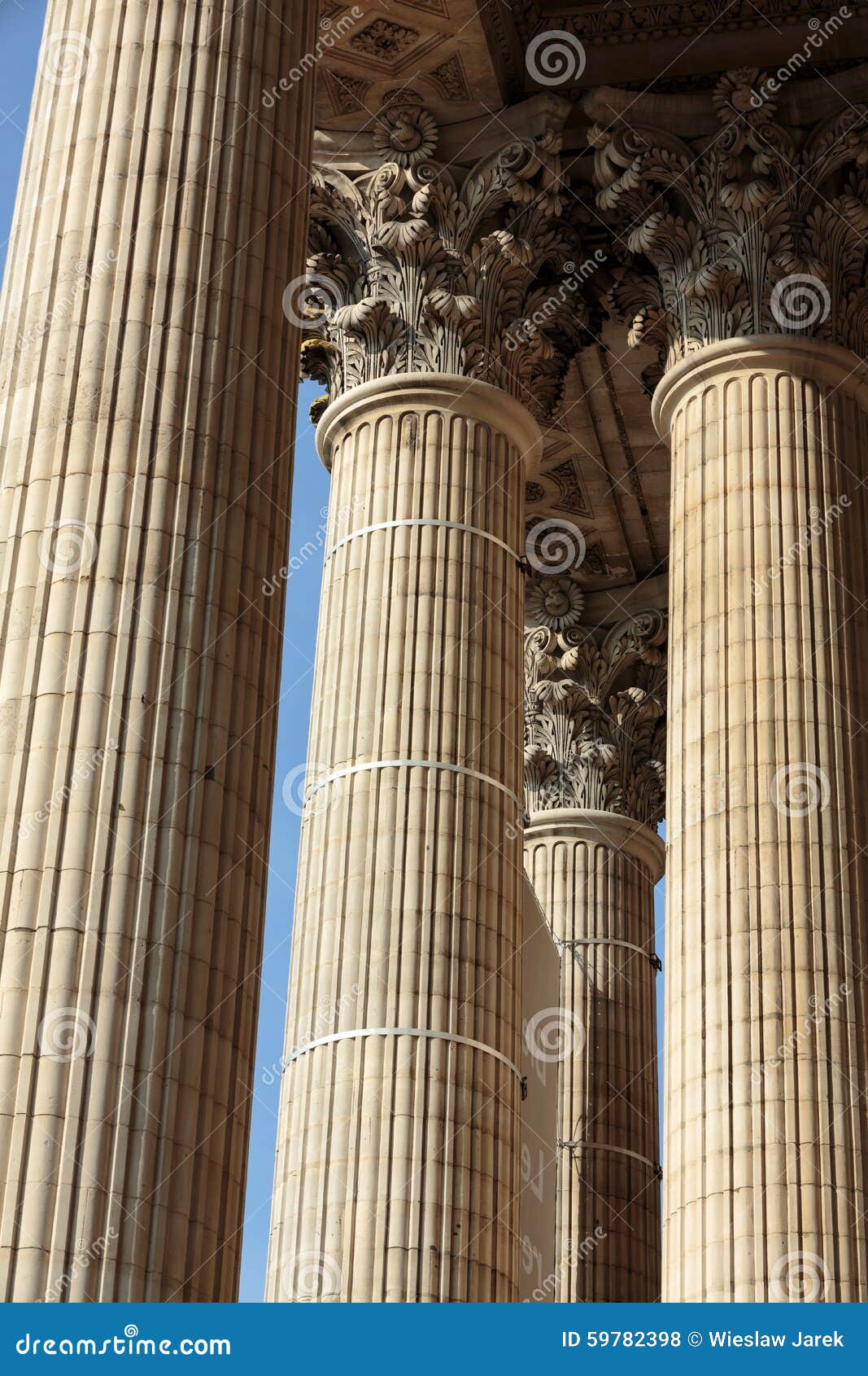 Classical columns stock photo. Image of flute, greek - 59782398