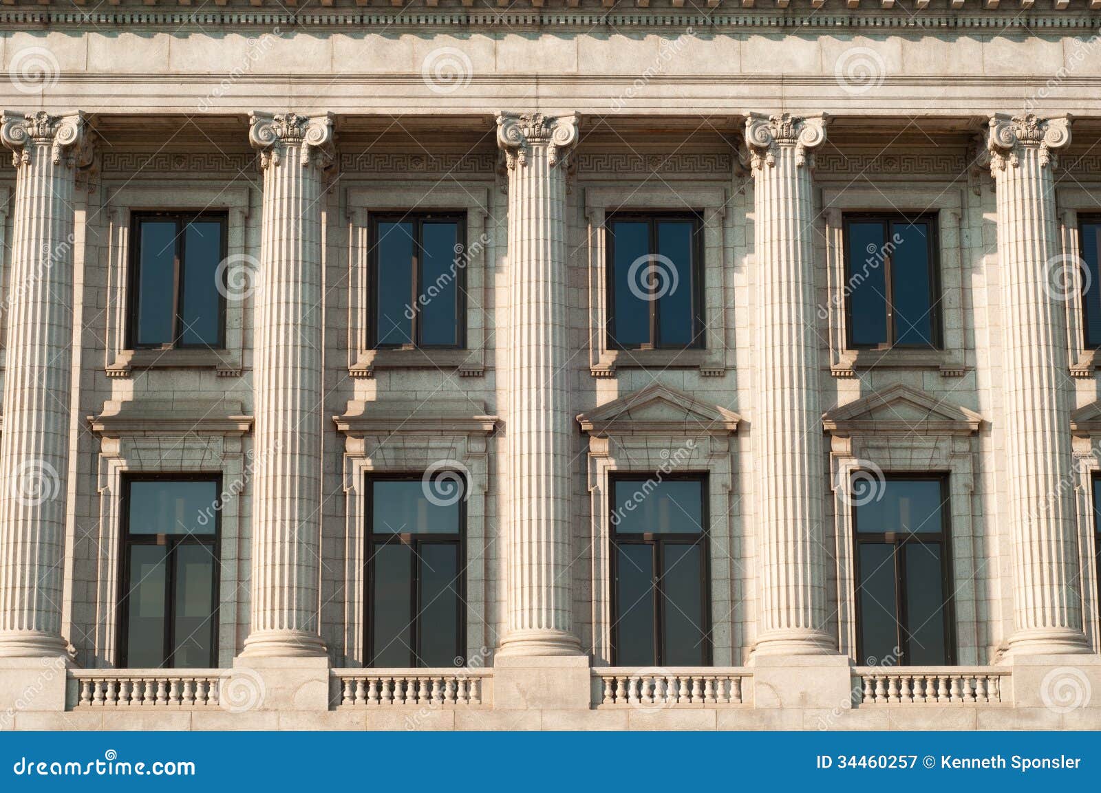 Classical columns stock image. Image of ohio, balusters - 34460257