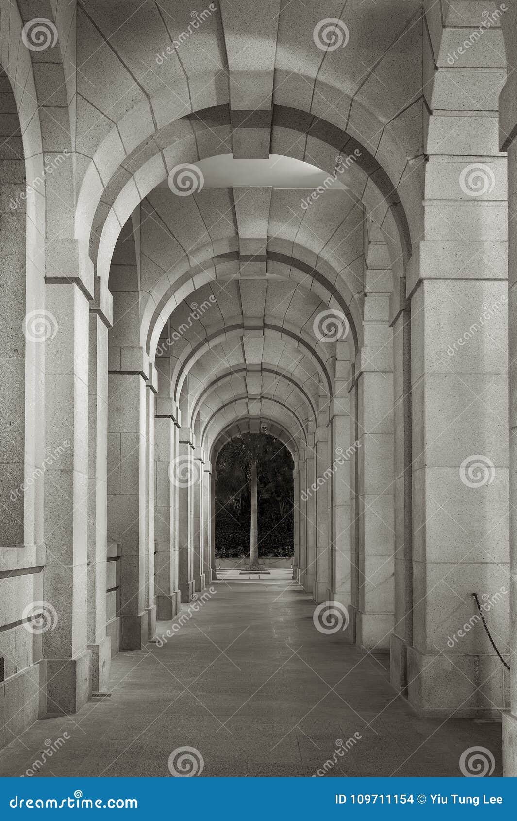 Classical corridor stock photo. Image of facade, corridor - 109711154
