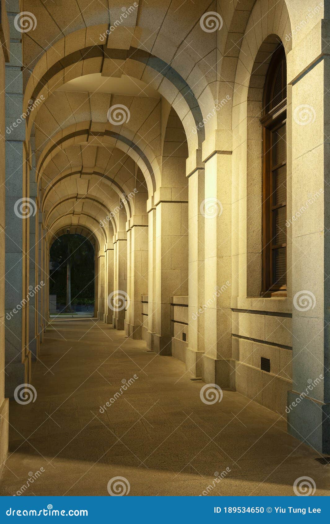Classical Corridor of Historical Building Stock Photo - Image of point ...