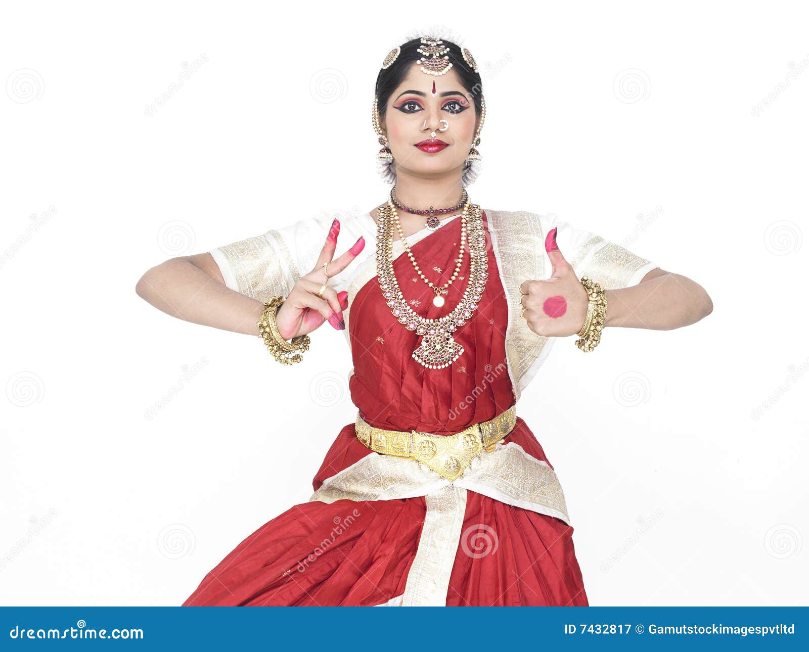Classical Dancer from India Stock Image - Image of bharatnatyam ...