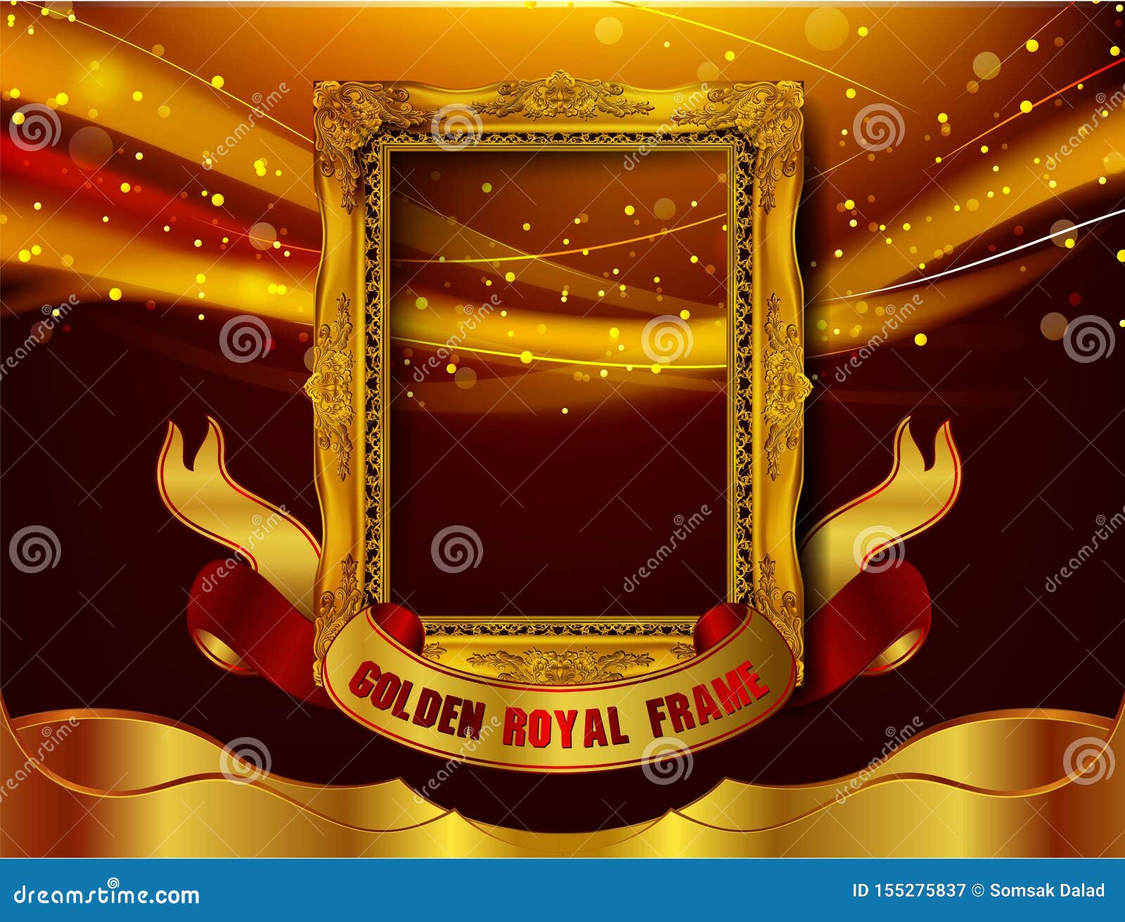Royal Gold Border Design