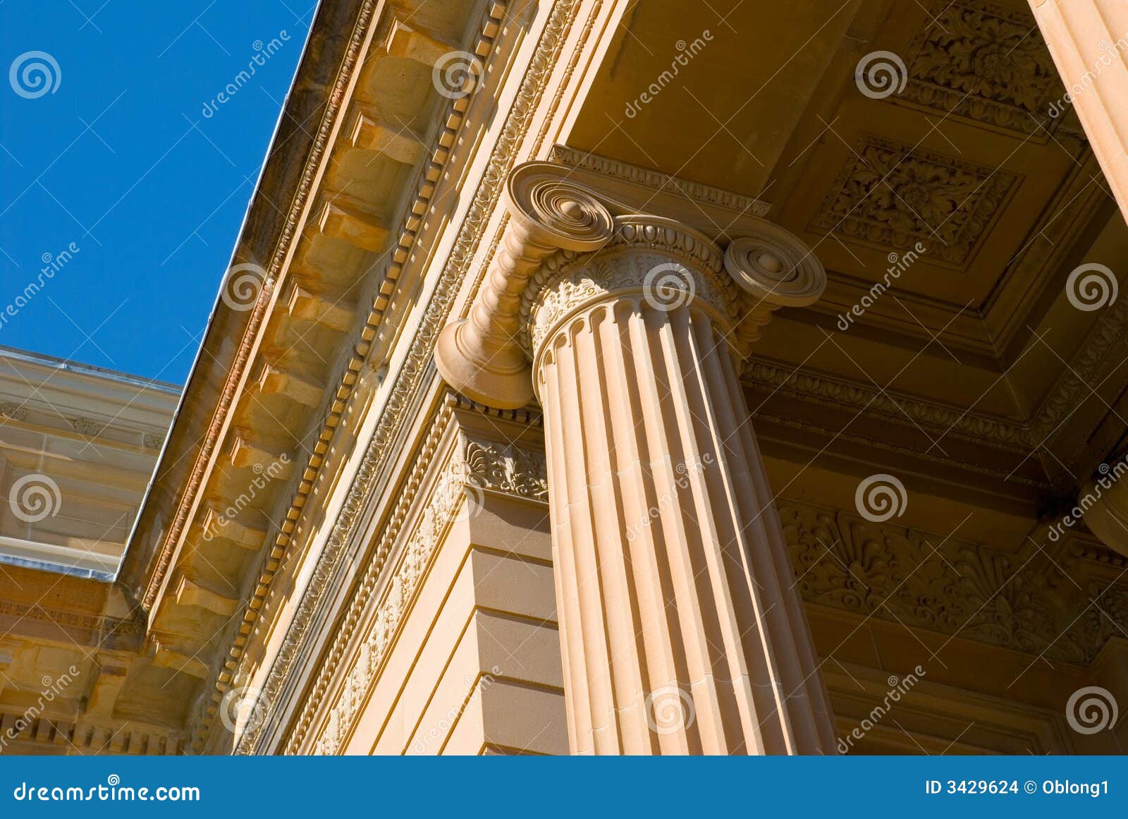 Ionic Classical Order Of Columns Architecture Stock Photography ...