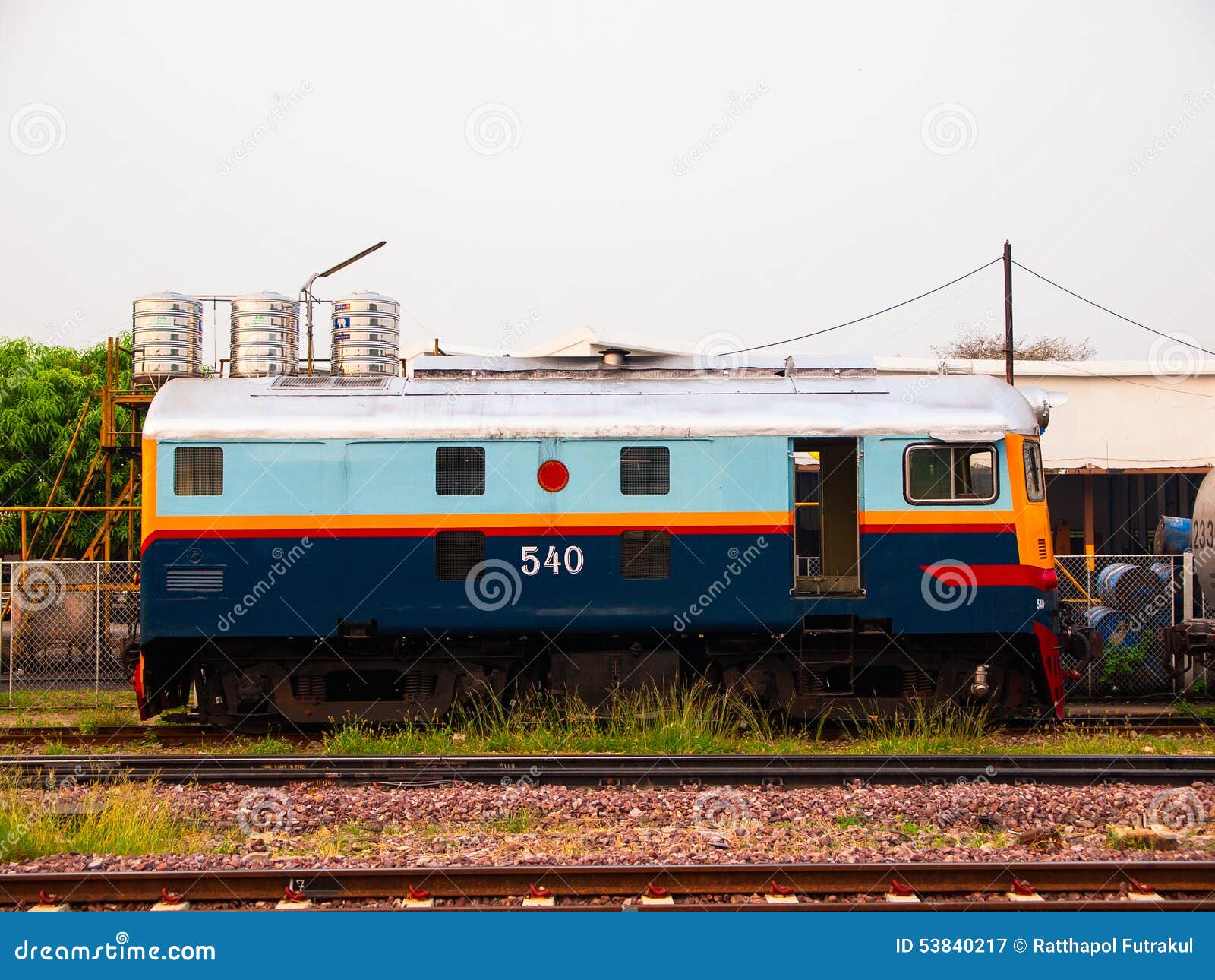 Classical Diesel Locomotive Stock Image - Image of metal, iron: 53840217