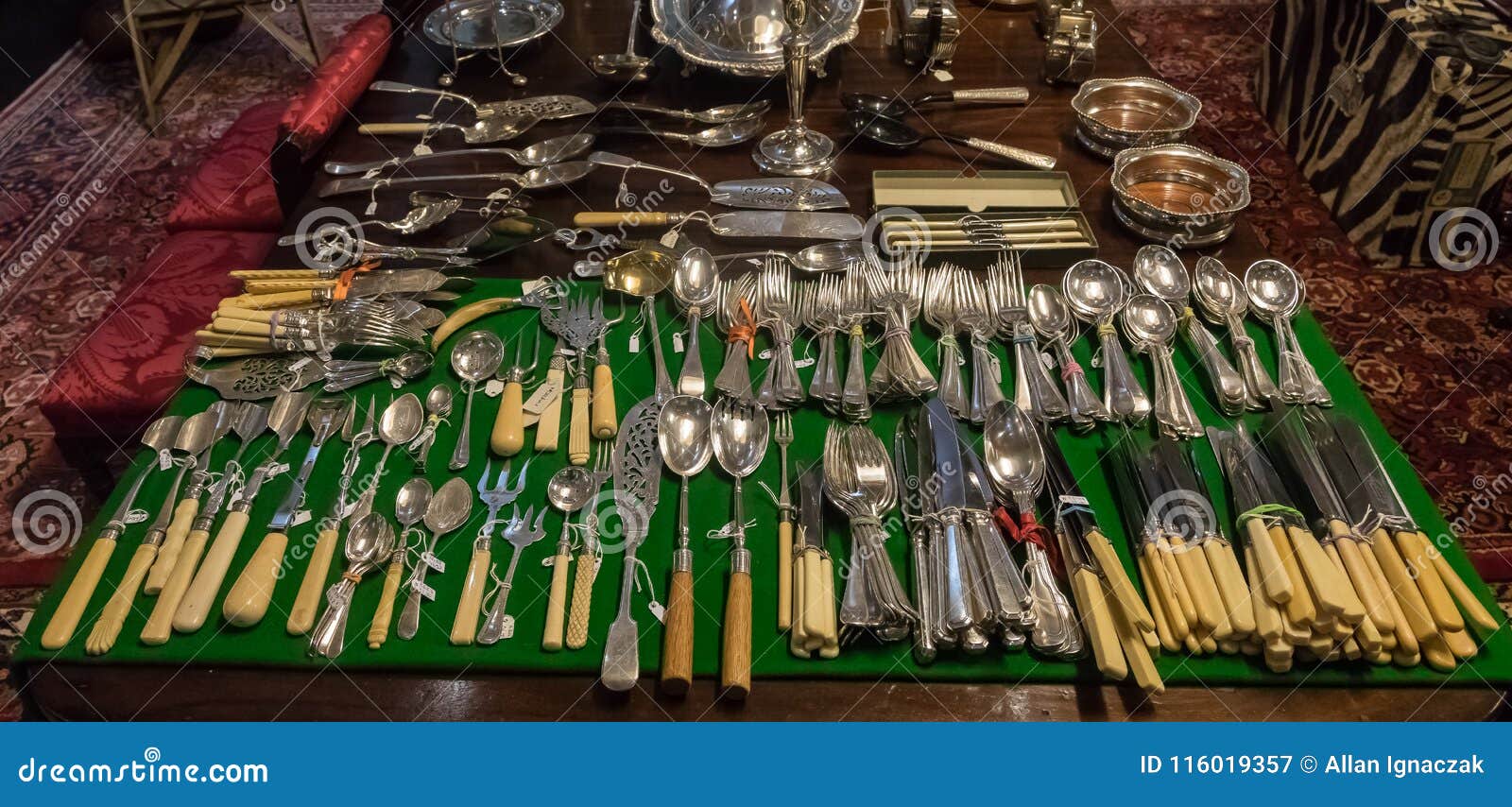 Classical Dinnerware Set stock image. Image of dishware - 116019357