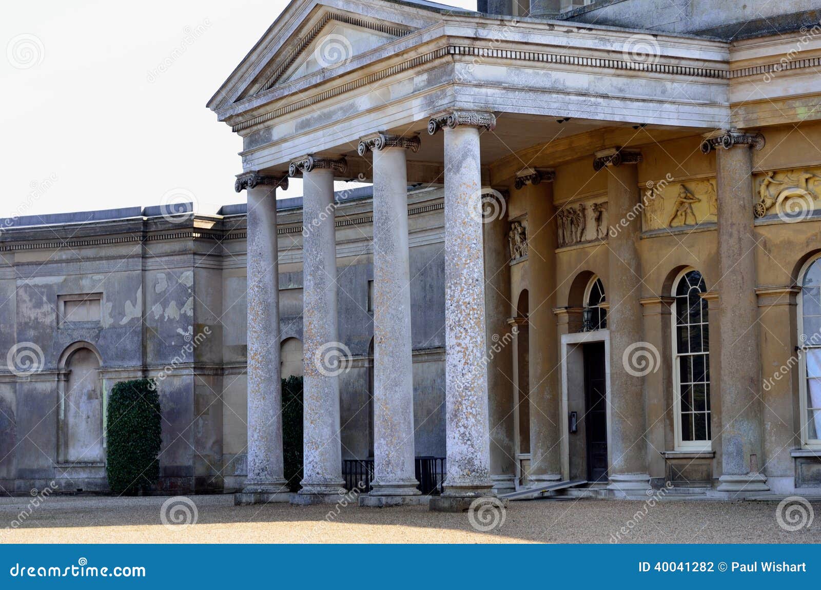 Classical door entrance stock photo. Image of georgan - 40041282