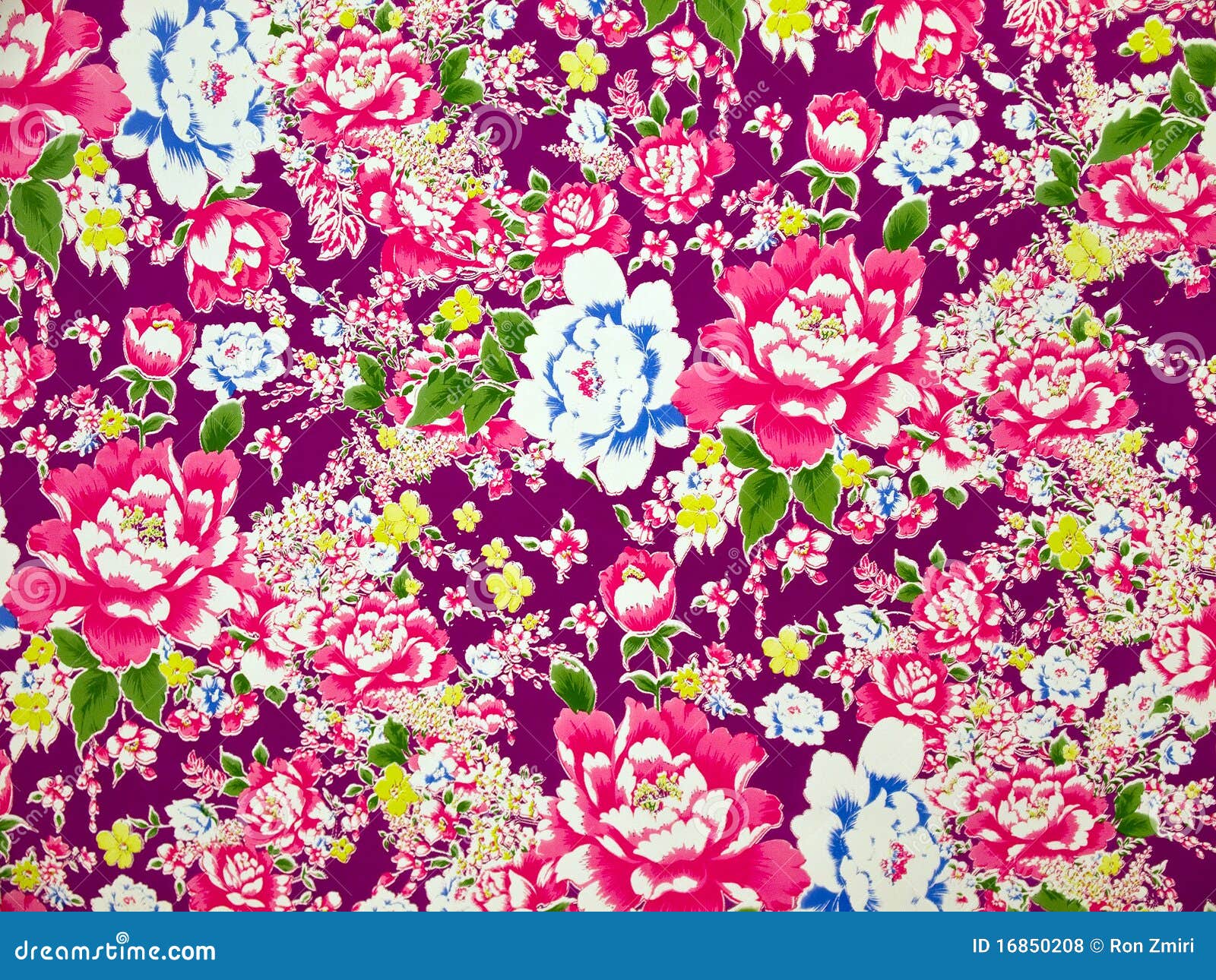 Classical Fabric with Floral Pattern Background Stock Photo - Image of ...