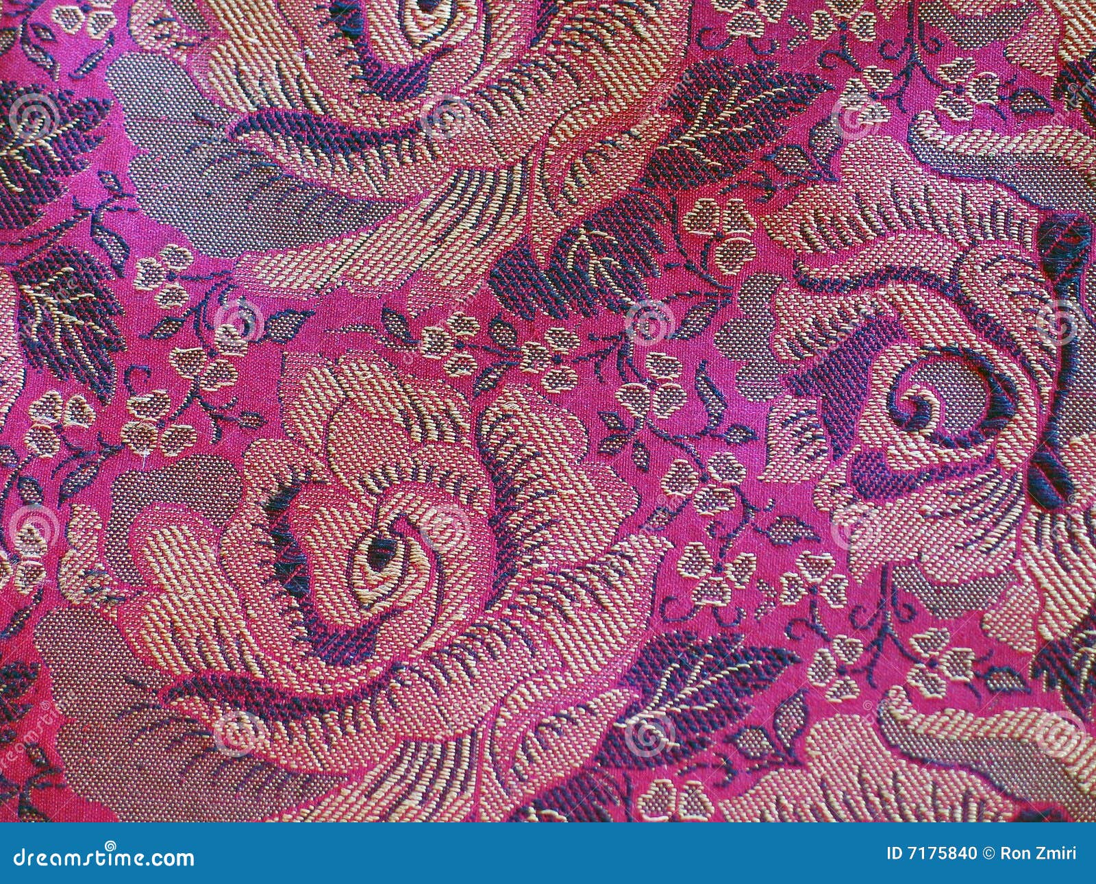 Classical Fabric with Pattern Stock Photo - Image of industry, nouveau ...