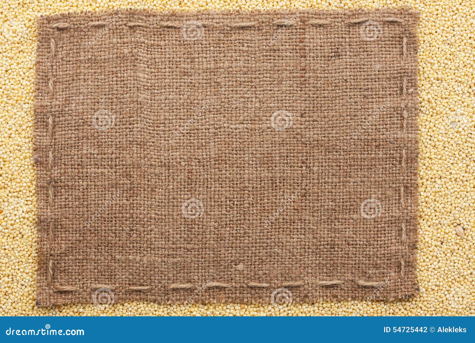 Classical Frame on Millet Grain Stock Photo - Image of coarse, energy ...