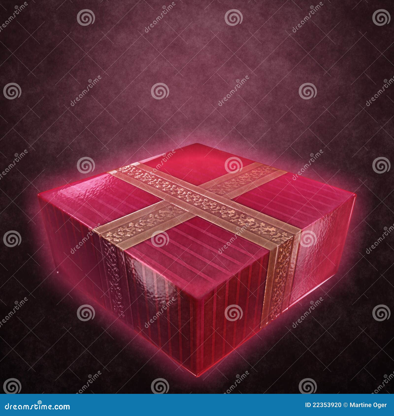 Classical Gift box. stock illustration. Illustration of cardboard ...