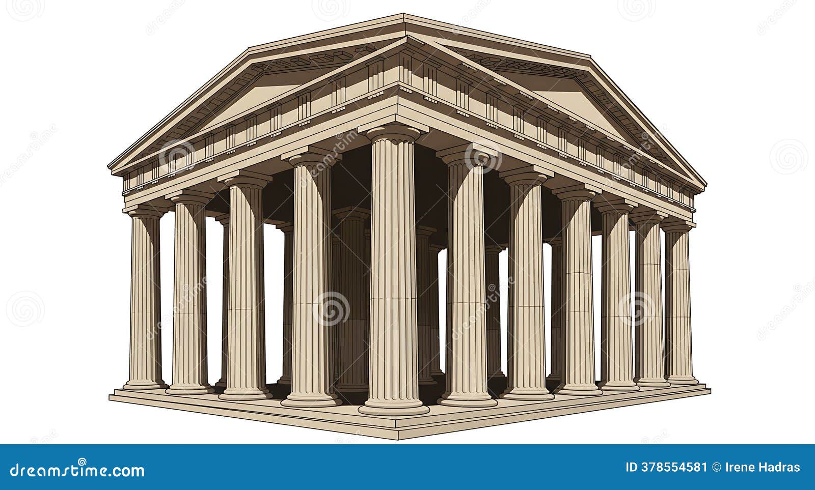 Three Temples Of Different Religions Vector Illustration ...