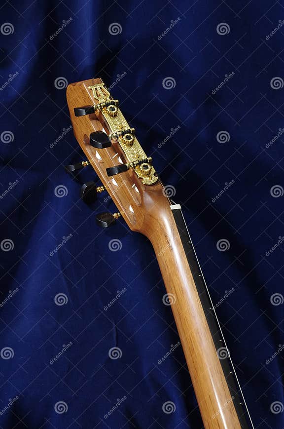 Classical guitar head stock image. Image of frets, flamenco - 21127155