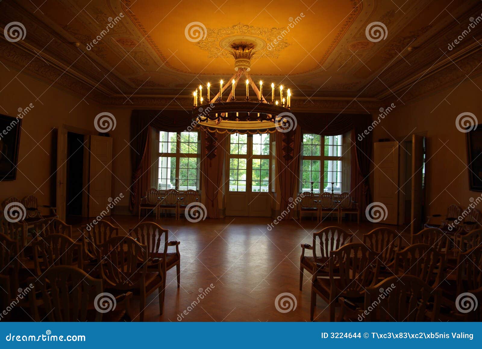 Classical hall stock photo. Image of auditorium, door - 3224644