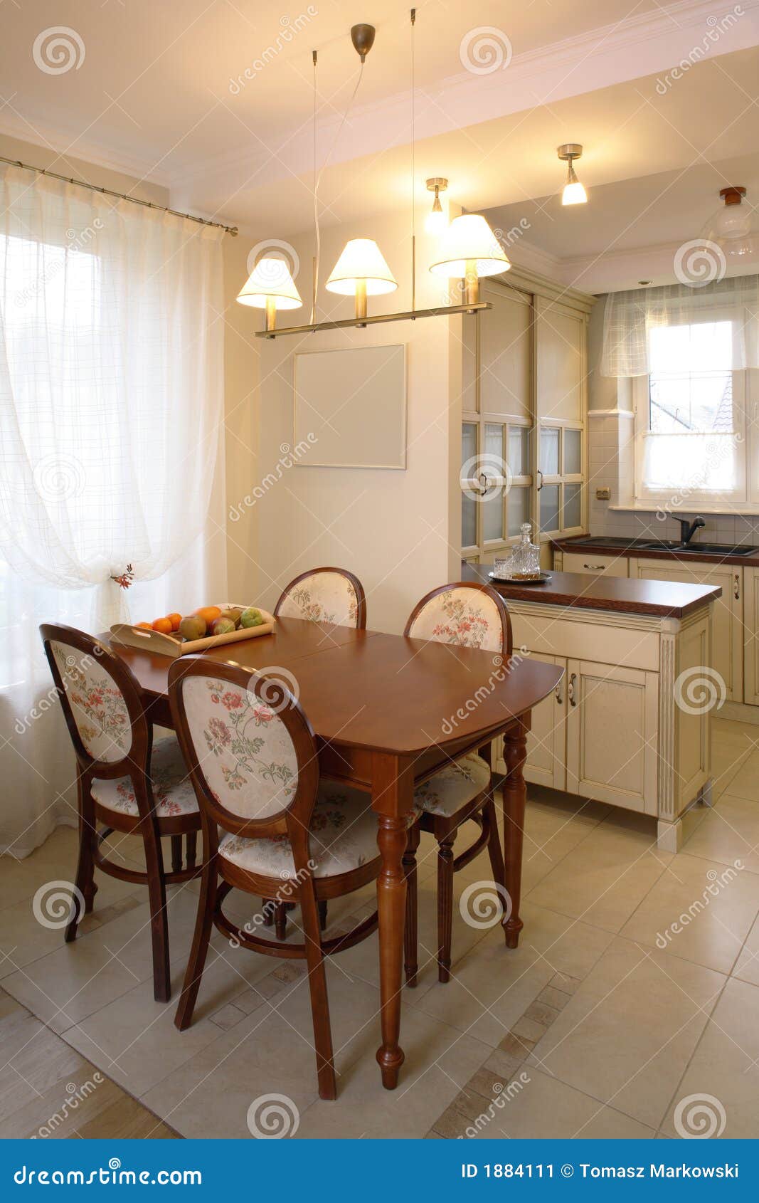 Classical kitchen. stock image. Image of pantry, design - 1884111