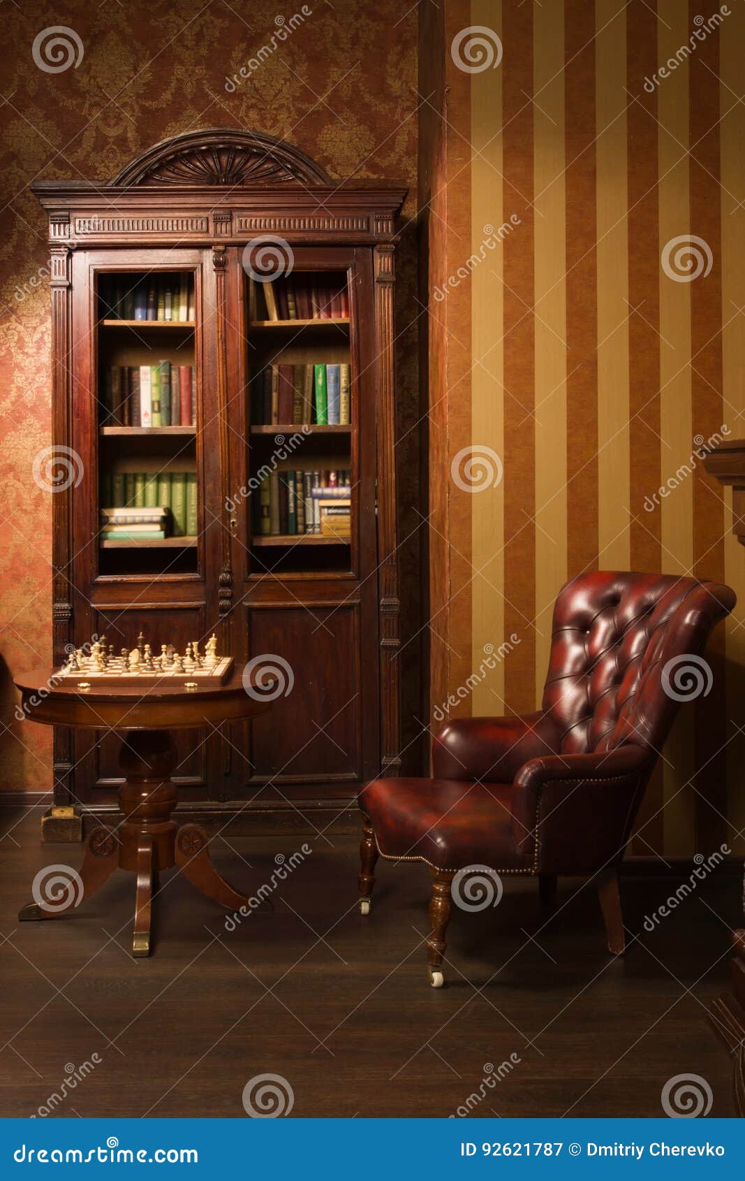 Classical library room stock image. Image of education - 92621787