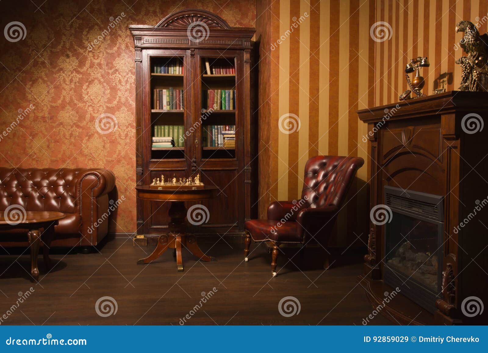 Classical library room stock image. Image of carpet, bookcase - 92859029
