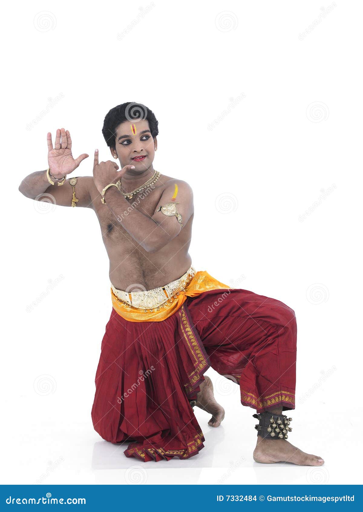 Classical Male Dancer from India Stock Photo - Image of culture ...