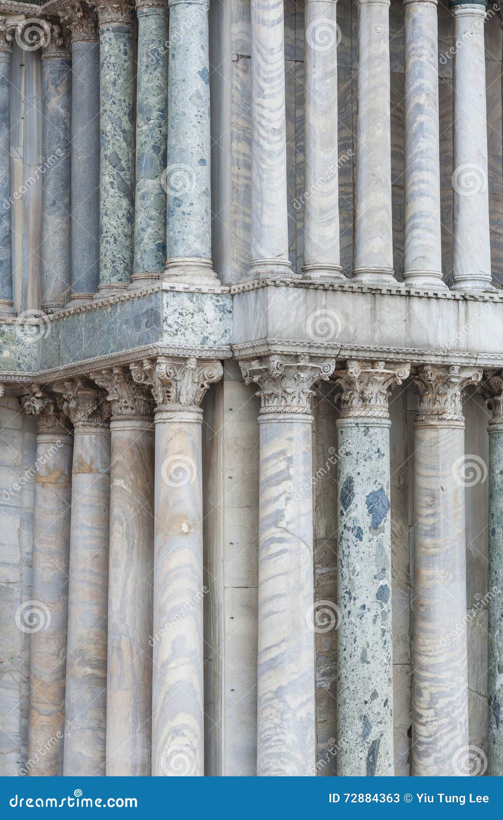 Classical marble column stock image. Image of church - 72884363