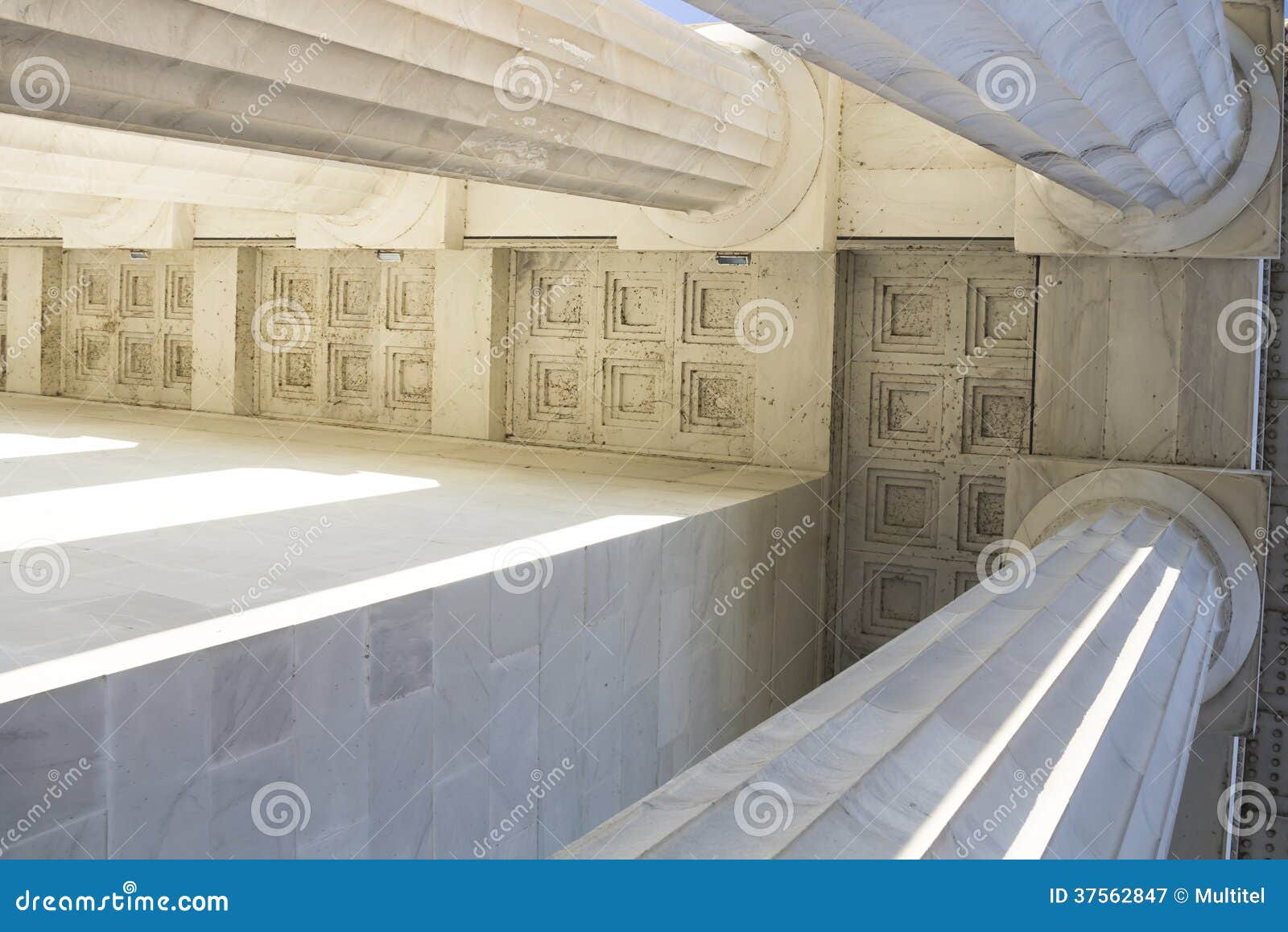 Classical marble columns stock image. Image of history - 37562847
