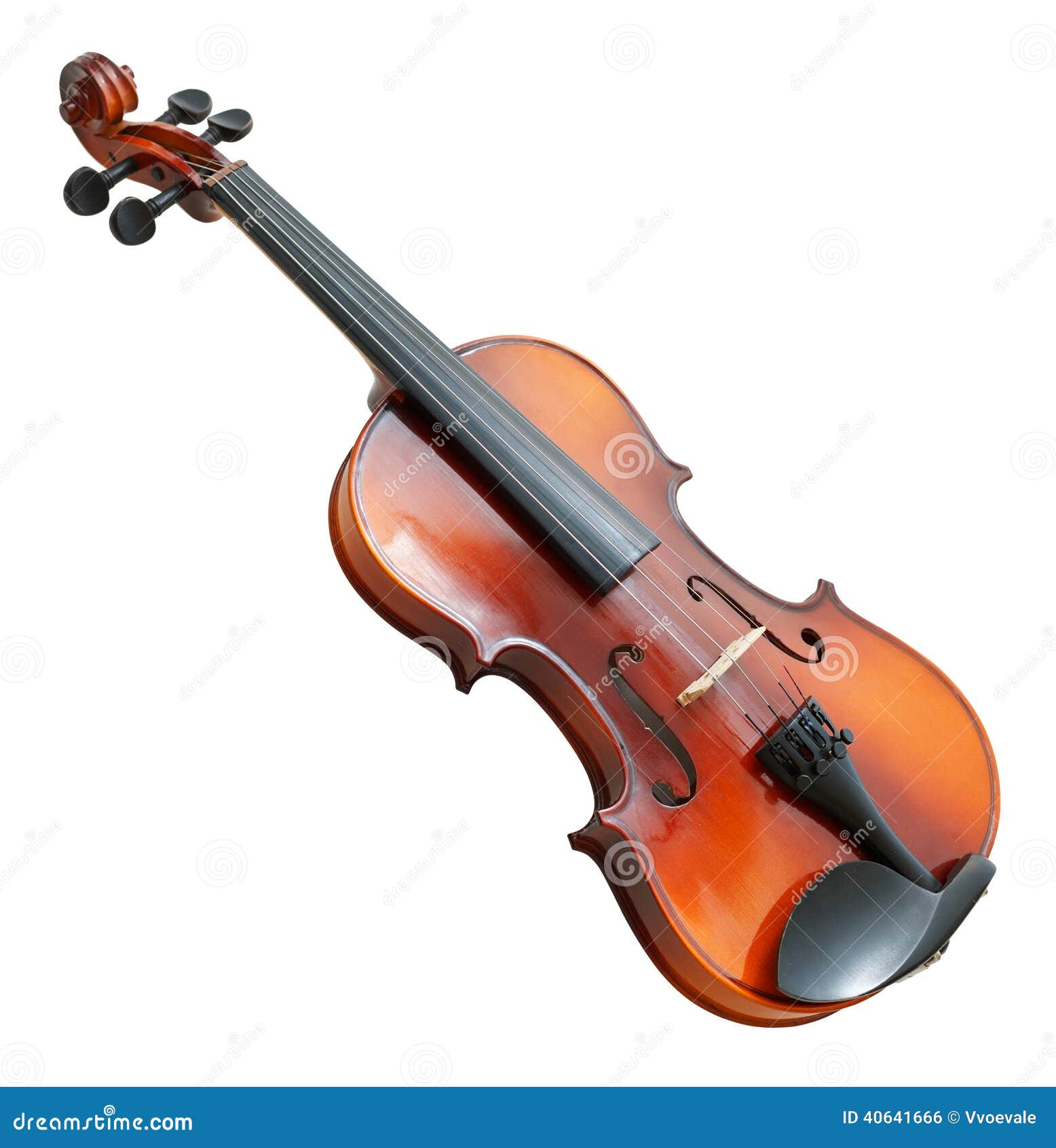 Classical Modern Violin Isolated on White Stock Photo - Image of full ...