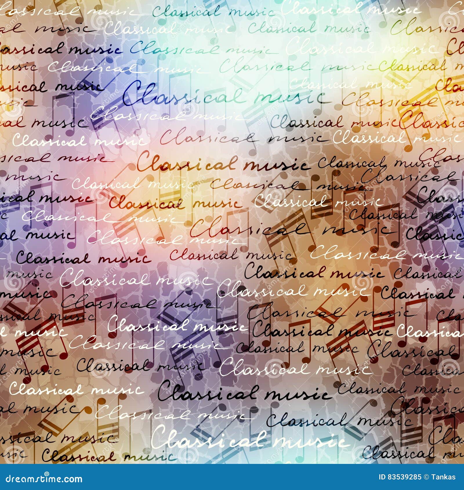 Classical music background stock vector. Illustration of square - 83539285