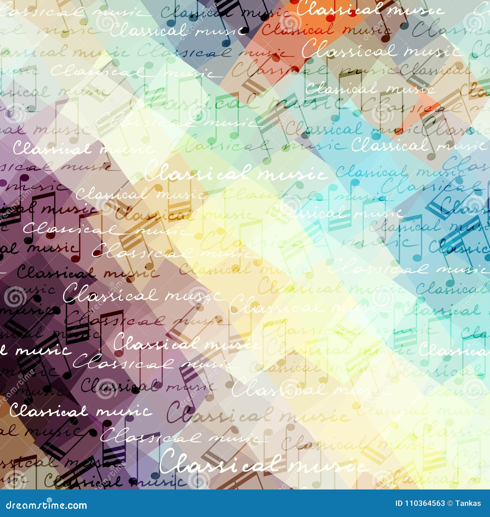 Classical music backhround stock vector. Illustration of pattern ...