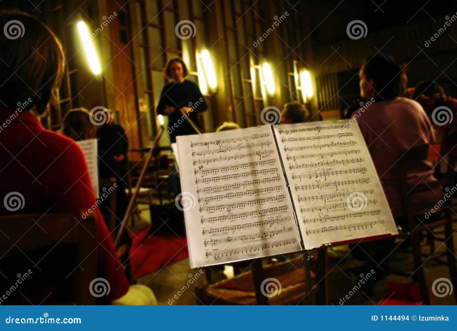 Classical Music Orchestra Rehearsal Stock Photo - Image of beethoven ...