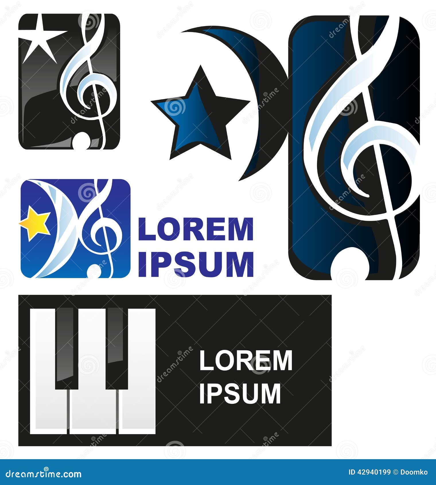 Classical music symbol stock vector. Illustration of clef - 42940199