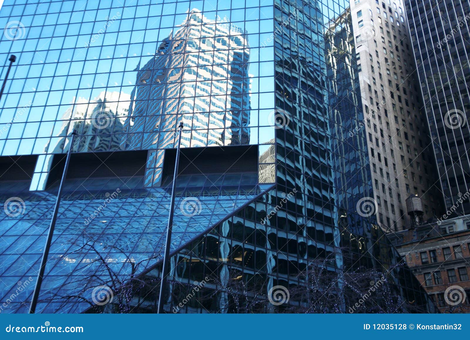 Classical NY- Skyscrapers in Manhattan Stock Photo - Image of sunrise ...