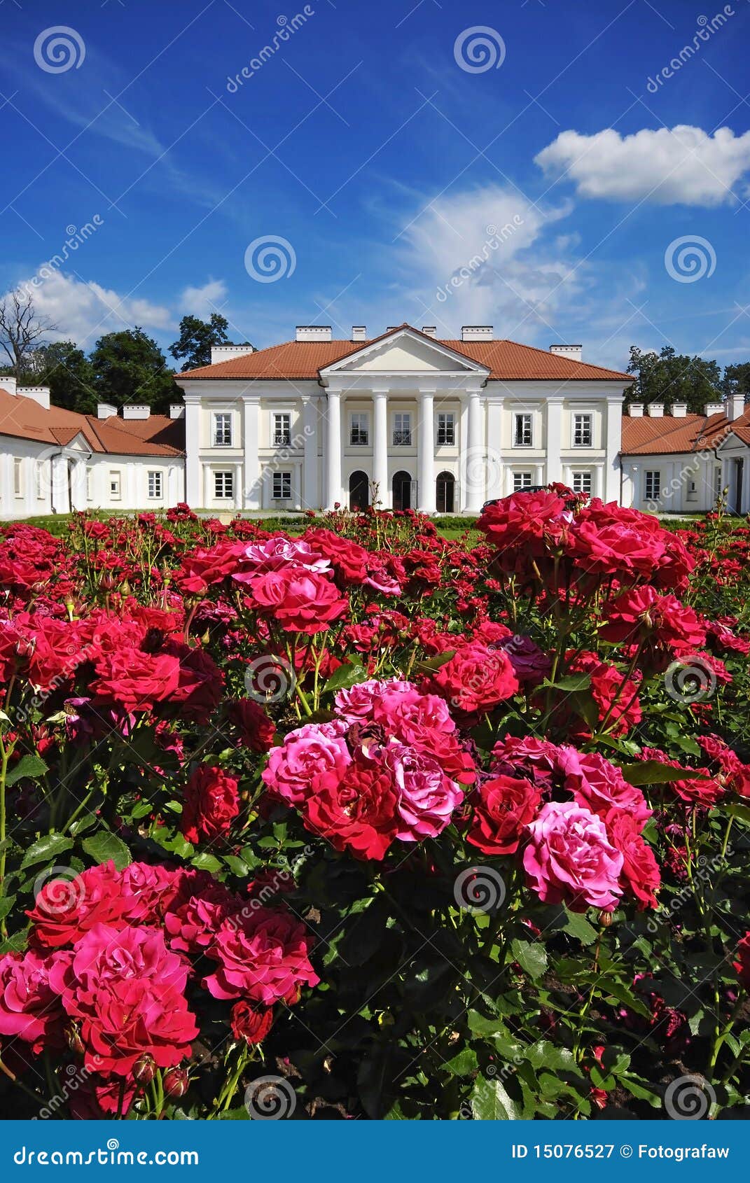 Classical palace stock image. Image of architecture, clouds - 15076527