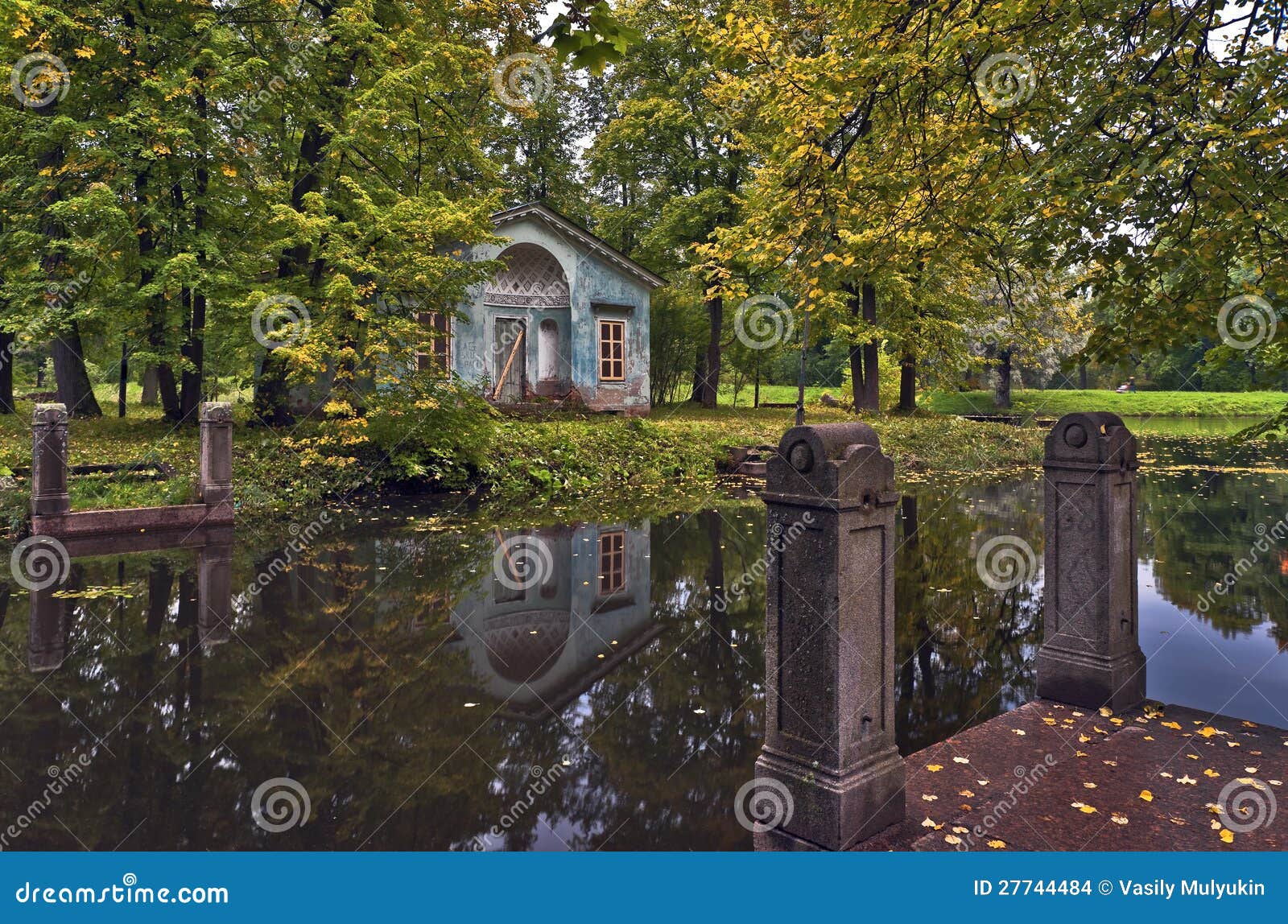 Classical pavilion stock photo. Image of river, closed - 27744484