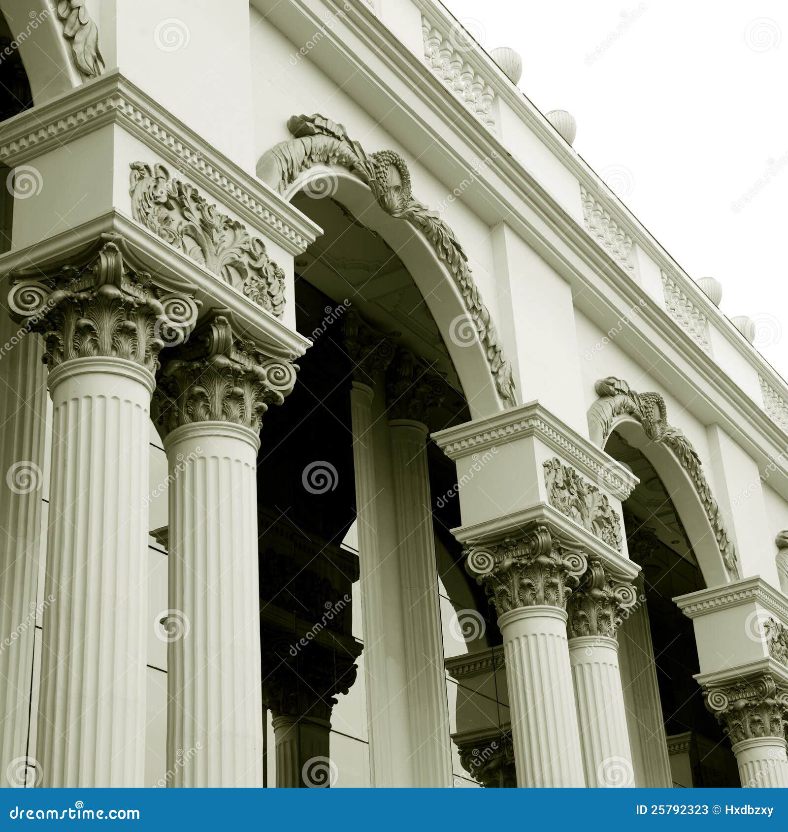 Classical pillar stock image. Image of finance, antique - 25792323