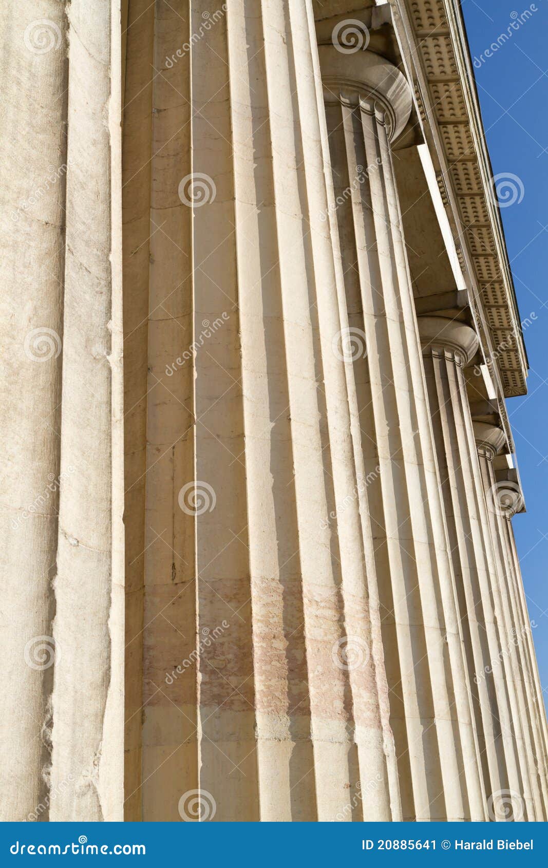 Classical pillars stock image. Image of roman, koenigsplatz - 20885641