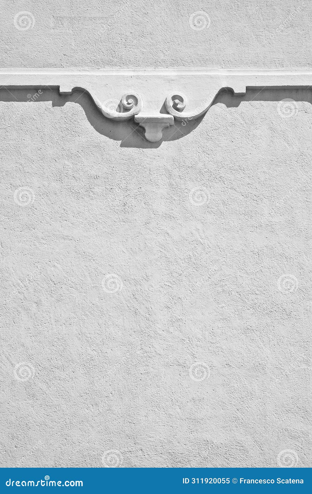 Classical Plaster Frame Against a Wall - Concept Image Stock Image ...