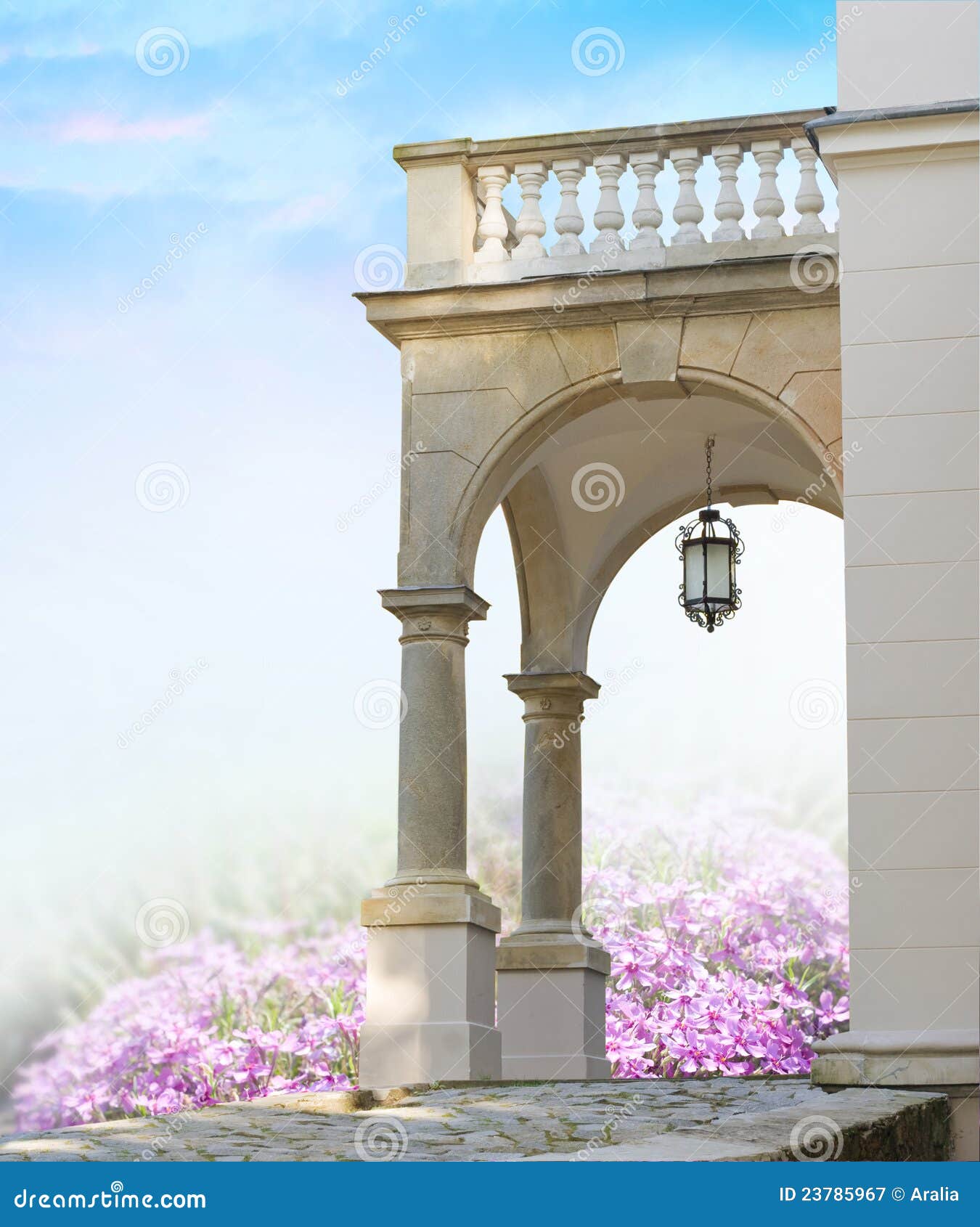 Classical Portal with Columns Stock Image - Image of hope, architecture ...