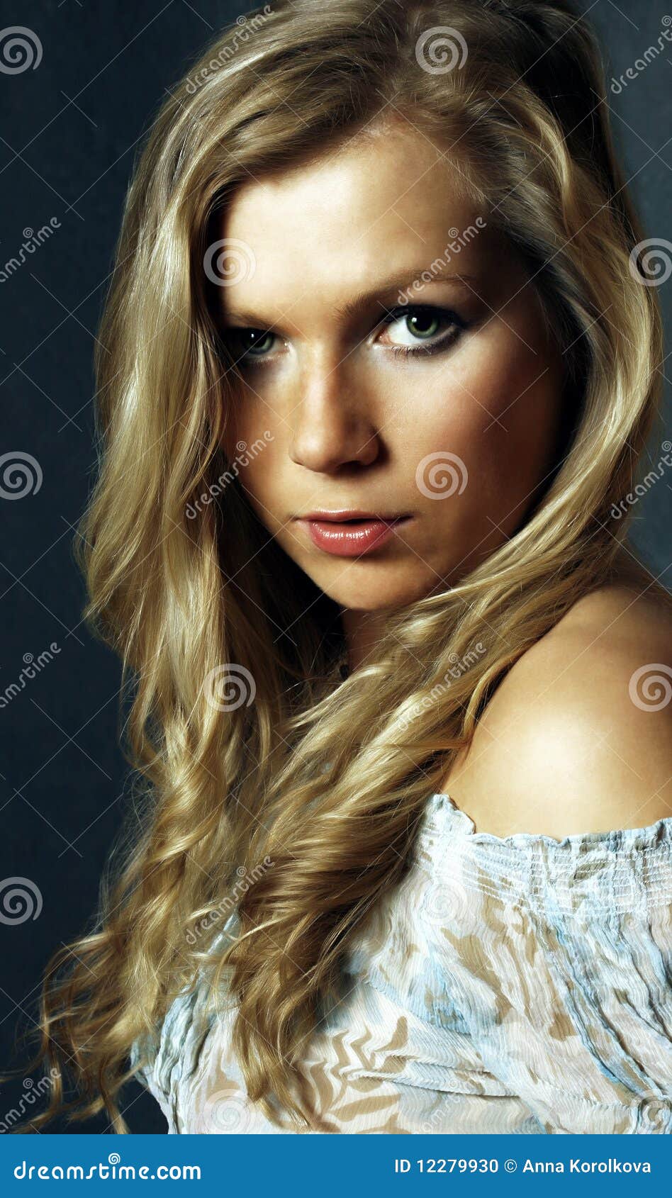 Classical portrait stock photo. Image of lips, eyes, model - 12279930