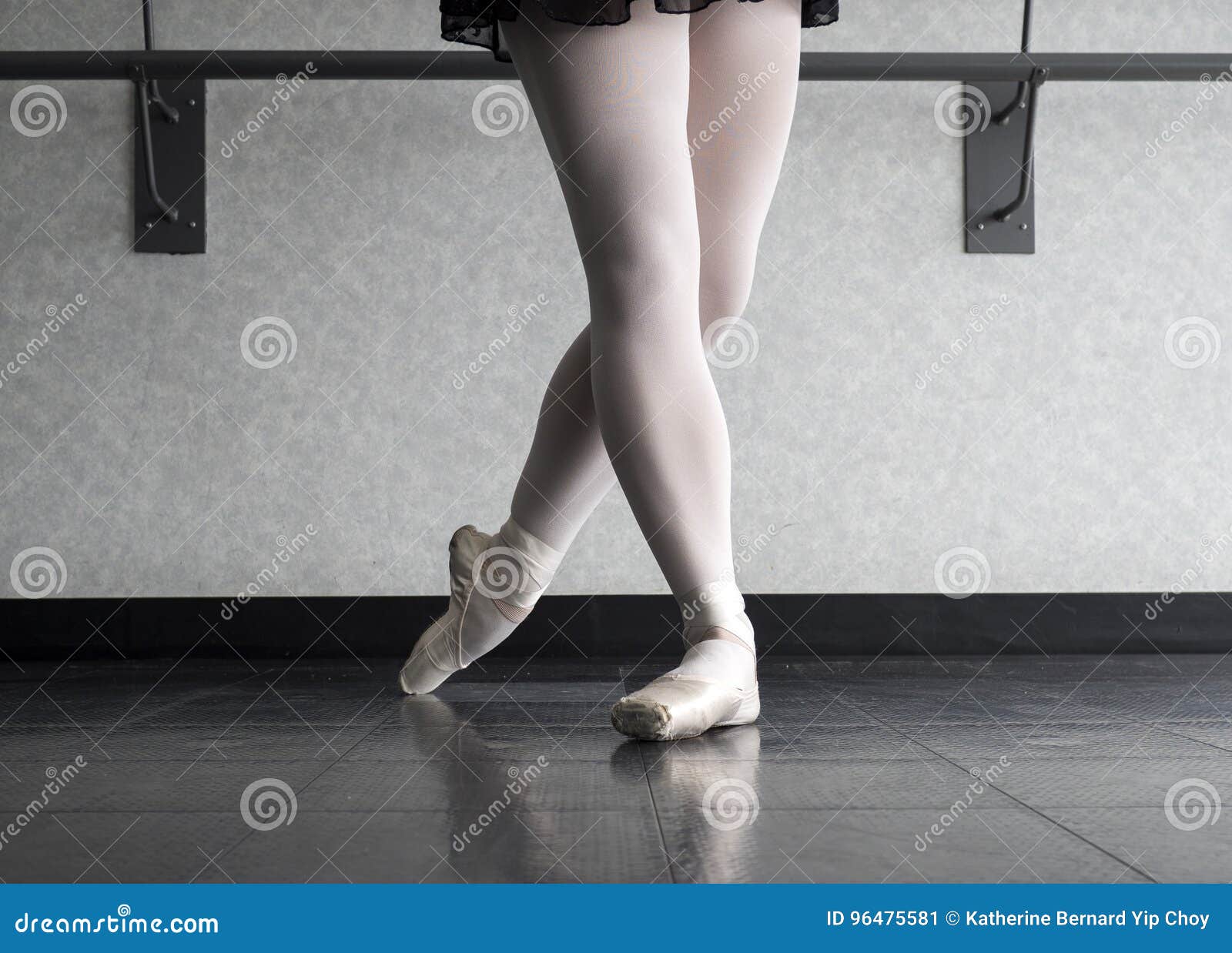 Classical Position of a Ballet Dancer Stock Image - Image of muscles ...