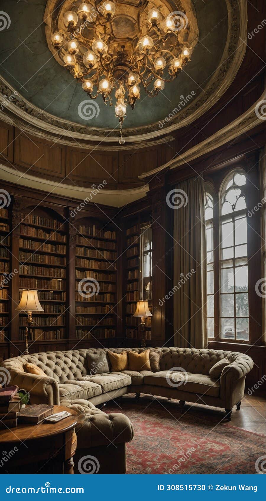 Classical reading room stock photo. Image of facade - 308515730