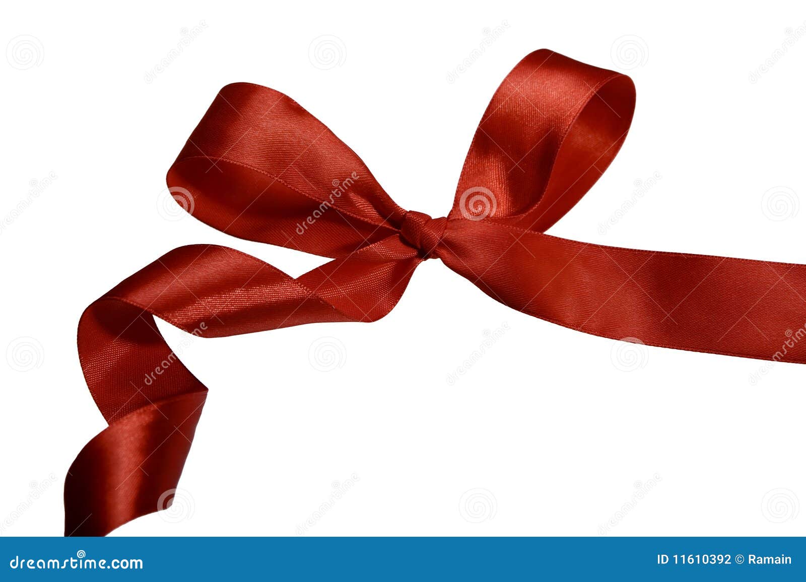 Classical red bow stock photo. Image of gift, christmas - 11610392