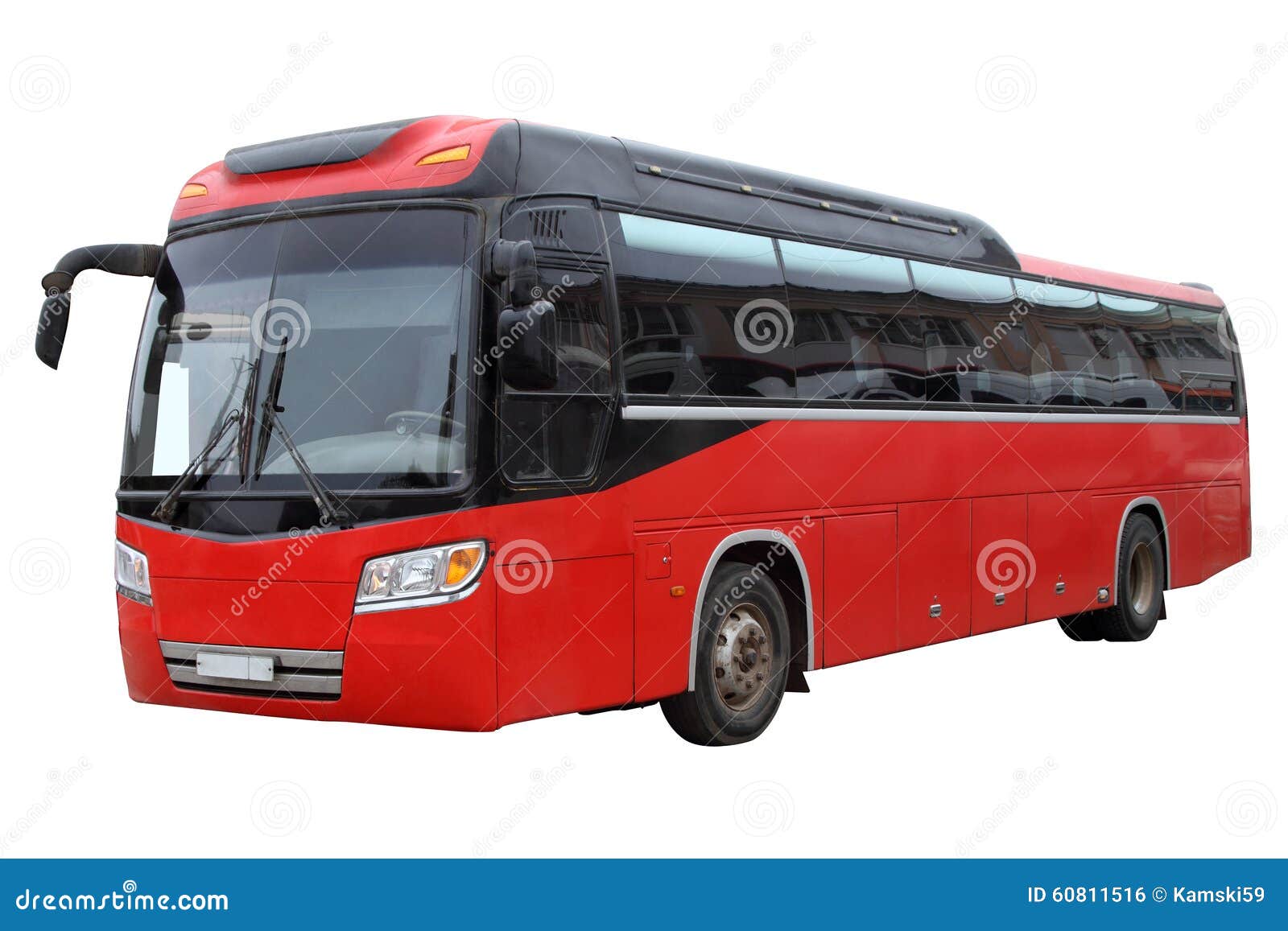 Classical red bus. stock photo. Image of transportation - 60811516